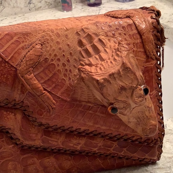 Bags | Genuine Vintage Alligator Bag | Poshmark